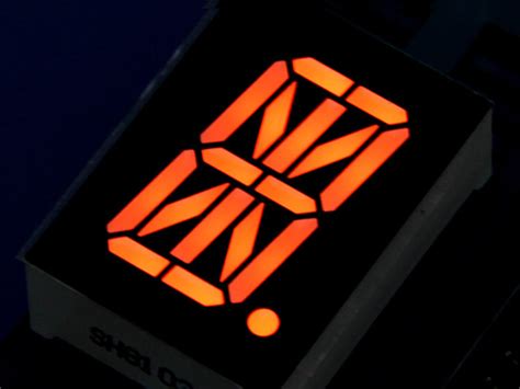 08 Inch 16 Segment Led Amber Common Cathode Sense Concepts Inc