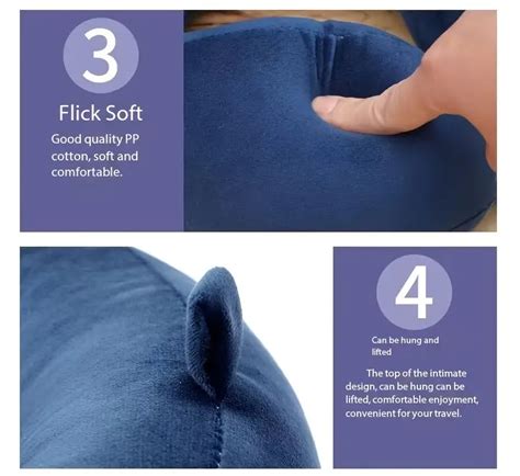 Ergonomic U Shaped Memory Foam Neck Pillow Hypoallergenic Temu