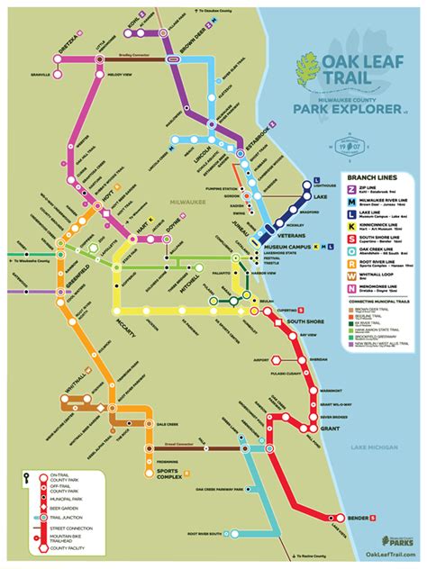 Oak Leaf Trail Wisconsin Map Crissy Christine