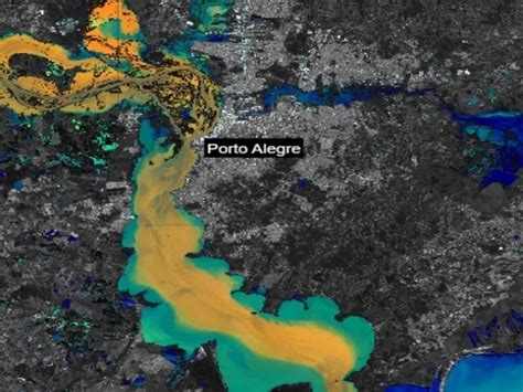 Rádio Cidade Fm Tp Imagens De Satélite Mostram Guaíba Antes E Depois