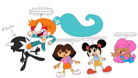 Nick Jr Against A Hater By Lapisfan2055 On Deviantart