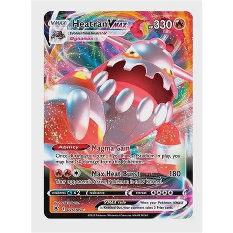 Carta Pokémon Ultra Rara c Muita Vida Hp Alto Vmax Brinde em