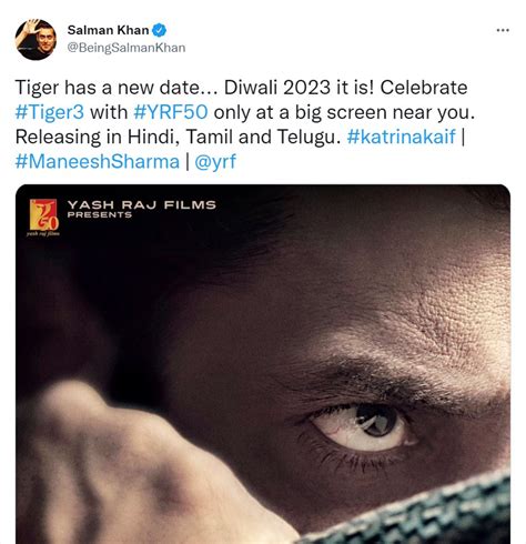 Tiger 3 Release Date ईद नहीं इस खास दिन पर रिलीज होगी टाइगर 3 दिवाली