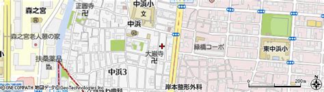 大阪府大阪市城東区中浜2丁目17の地図 住所一覧検索｜地図マピオン