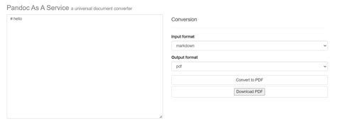 Github Shaneosaurepandoc As A Service Pandoc Nodejs Server As A