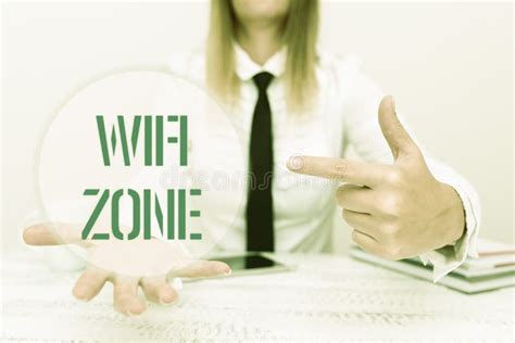 Text Sign Showing Wifi Zone Business Idea Provide Wireless Highspeed Internet And Network