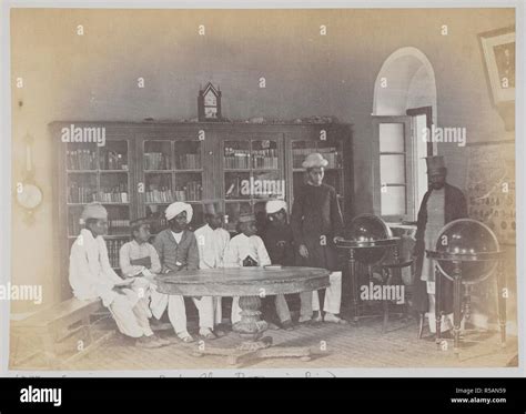 Pupils In A Classroom In The Anglo Vernacular School Karachi A Small