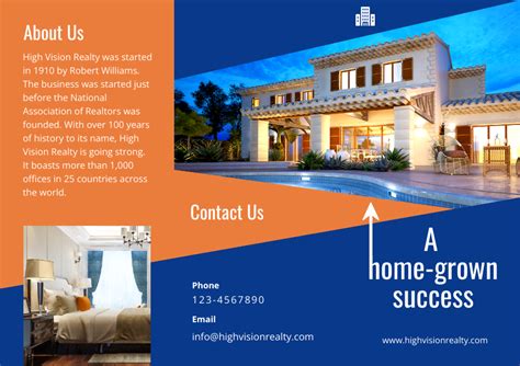 Real Estate Brochure Examples And Templates