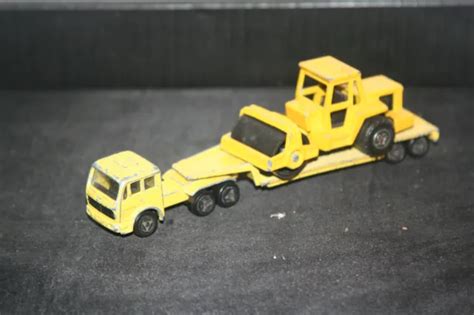 ANCIEN CAMION MAJORETTE Mercedes Benz SK Remorque Voiture Jouet Voiture