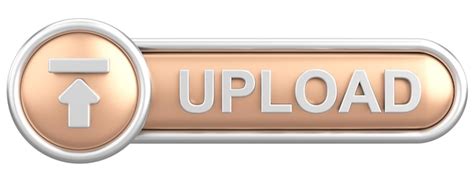 Premium Photo 3d Upload Button 3d Illustration