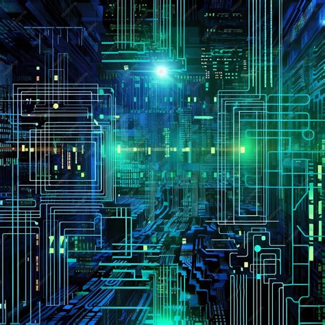 Premium Ai Image Illustration Of The Data Transfer In A Network