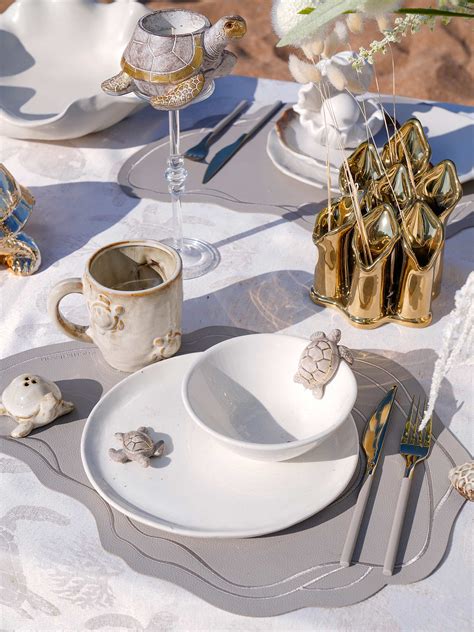 Salad Bowl With Decor 15x6 Cm Ml Ceramic Milky Gold Speckled