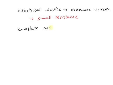 SOLVED What Is An Ammeter Where Is An Ammeter Placed In An Electric Circuit