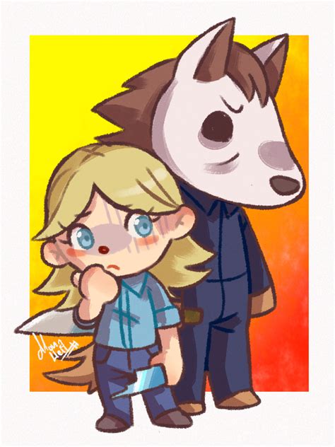 Bbooru 34 Alternate Species Blue Eyes Blush Brown Hair Canid Canine