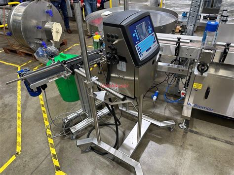 14849 Videojet Inkjet Coder With Belt Conveyor Centriplant