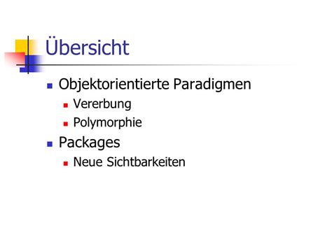 Objektorientierte Programmierung Ppt Herunterladen
