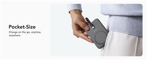 VEEKTOMX Mini Power Bank 5000mAh Portable Charger With USB C Built In