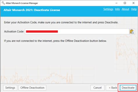 Altair Monarch Installation And Activation Guide License Deactivation