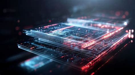 Dynamic Visualization Of Artificial Intelligence Data Processing In 4k