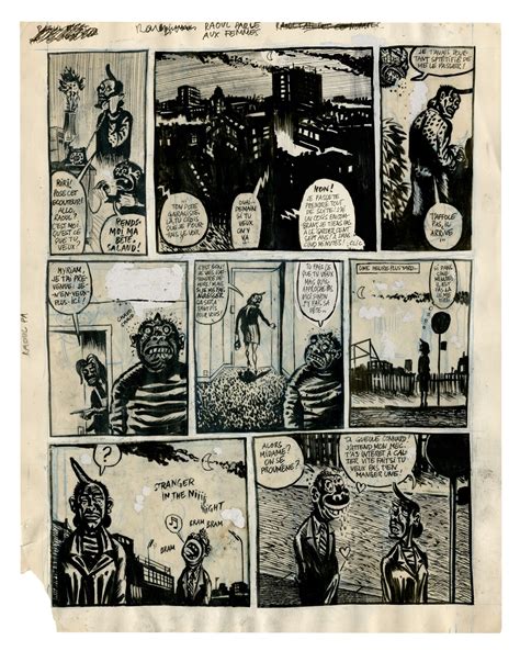 Philippe Vuillemin Raoul Teigneux Contre Les Druzes 1988 Raoul Parle Aux Femmes Artwork