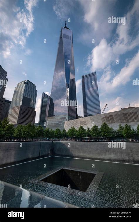 The One World Trade Center And Ground Zero Memorial Manhattan New