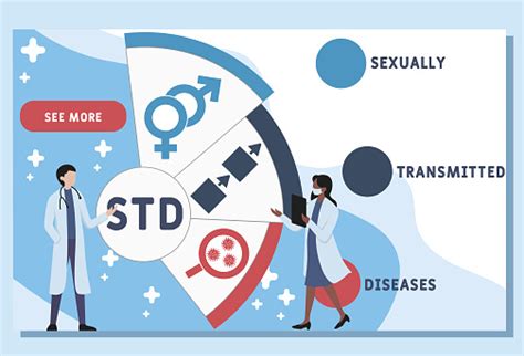 벡터 웹 사이트 디자인 템플릿입니다 Std 성병 약어 의료 개념 성병에 대한 스톡 벡터 아트 및 기타 이미지 성병 건강