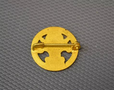 Bijou Ancien Broche Ancienne Emaille Fleur De Lys 3g Ref Ap172 2 Eur