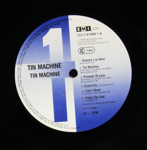 Пластинка Tin Machine Tin Machine Купить Tin Machine Tin Machine по