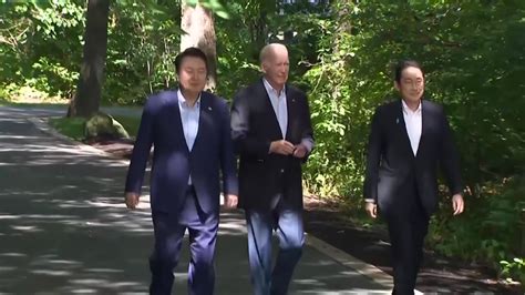 정치 한미일 공동 위협 땐 협의·군사훈련 강화기자회견서 천명 Ytn