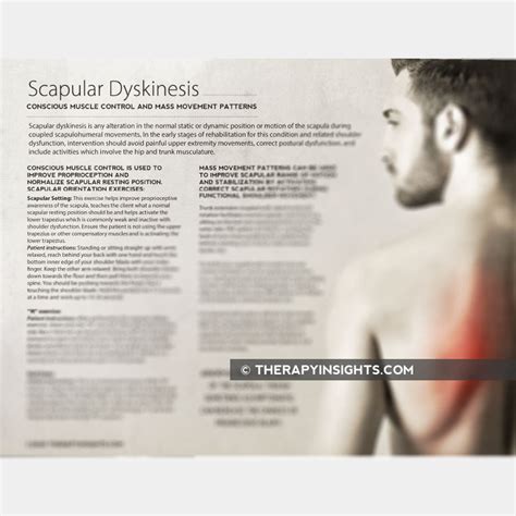Scapular Dyskinesis Conscious Muscle Control And Mass Movement Patter