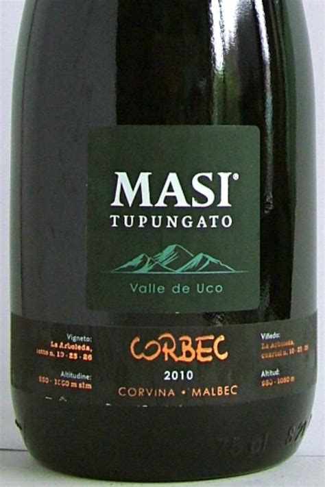Masi Tupungato Corbec 2010, Argentina, 14.5%, €28.99 – The Irish Times
