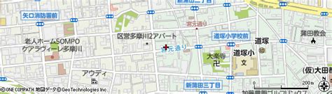 東京都大田区新蒲田2丁目19 18の地図 住所一覧検索｜地図マピオン