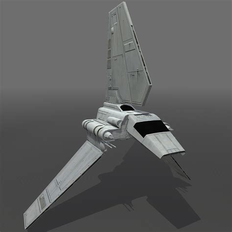 Game Ready Star Wars Imperial Shuttle 3d Model Star Warsn