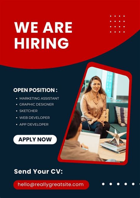 Free Hiring Flyer Templates You Can Edit And Print Canva