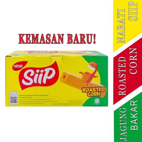 Jual Siip Roasted Corn Flavour Nabati 1box Isi 20pcs X 4g Shopee