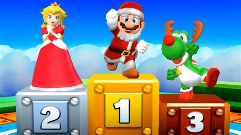 【マリオパーティスターラッシュ】ミニゲームマリオvsピーチvsロゼッタvsヨッシーcom最強 たつじん Youtube