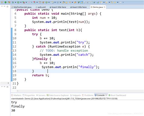 Java中return在try Catch中的执行顺序java Try Catch Return执行顺序 Csdn博客