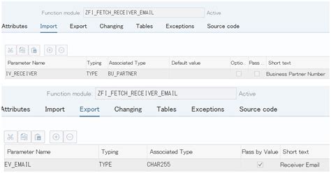 SAP ABAP Central How To Configure Dynamic Email In Output Parameter
