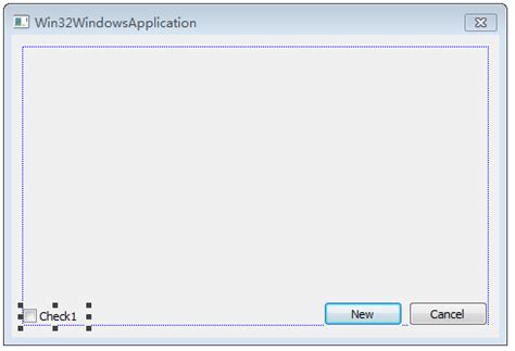 Creating Dialogbased Windows Application Windows Checkbox