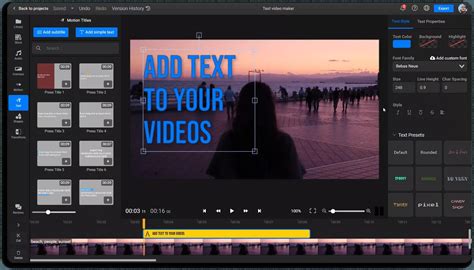 Video Credits Maker Online Fast And Easy Flixier