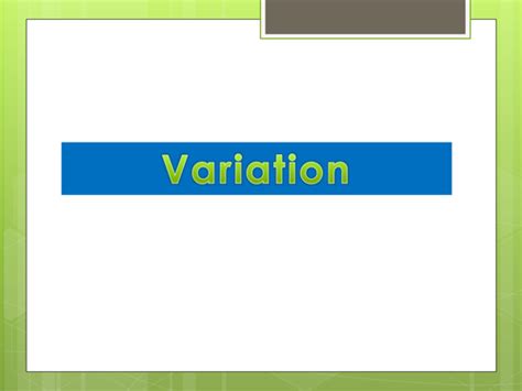 Variation Quiz Teaching Resources