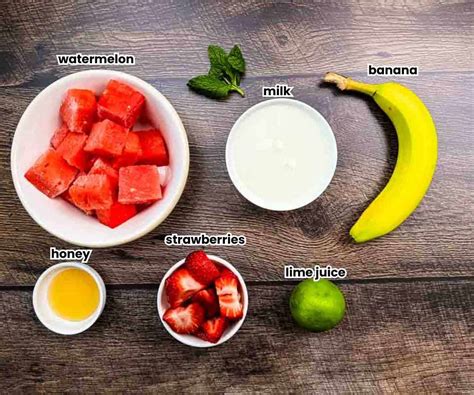 Banana Watermelon Smoothie Winding Creek Ranch