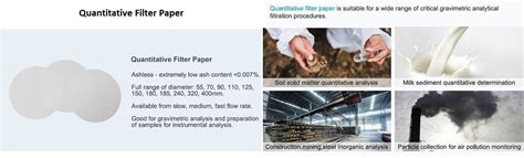 Quantitative Filter Paper Used In Gravimetric Analysis Hawachh