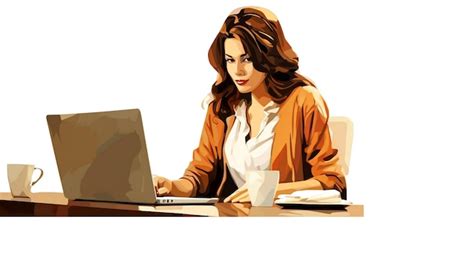 Premium Photo A Woman Excels As A Virtual Project Manager
