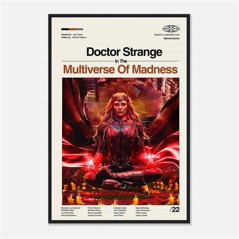 Doctor Strange In The Multiverse Of Madness Poster Movie Vintage