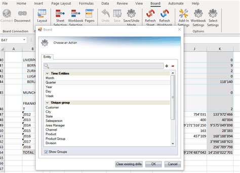 Create A Data View With Board Excel Add In