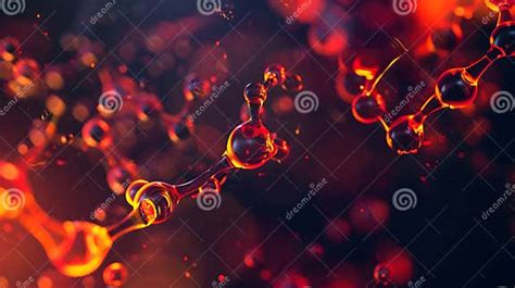 Glowing 3d Illustration Of Enzyme Substrate Stock Illustration Illustration Of Structure