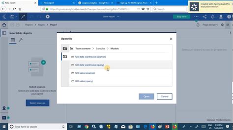Ibm Cognos Analytics For Beginners 01 Youtube