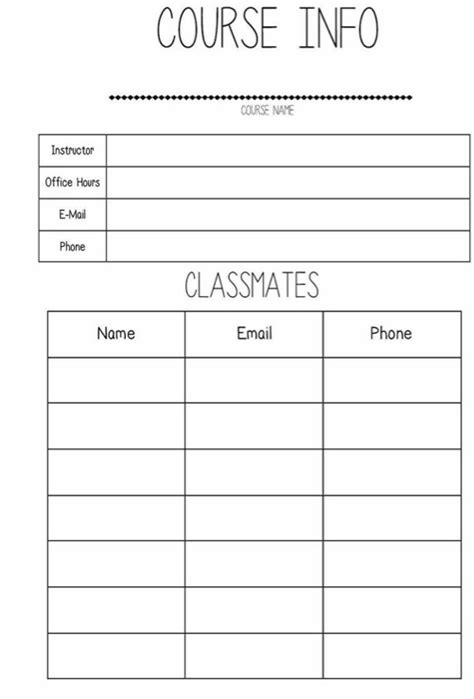 Mswenduhh Planning And Printable Free Printable Inserts