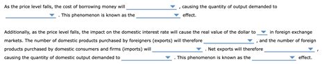 Solved Why The Aggregate Demand Curve Slopes Downward The Chegg